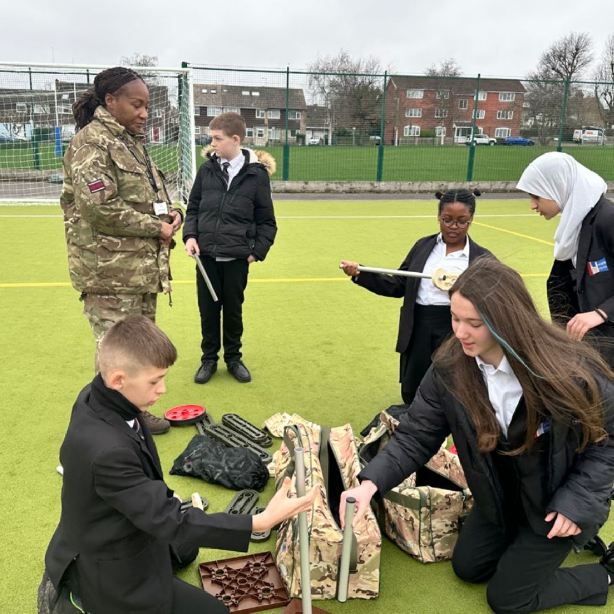 Hewens College - Army Visit
